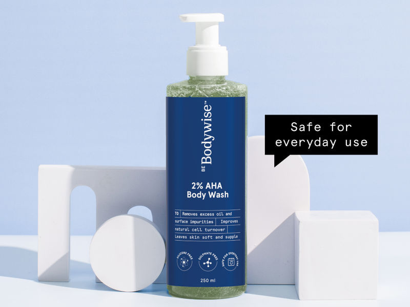Buy 2% AHA Body Wash to Get Hydrated & Nourished Skin - Be Bodywise